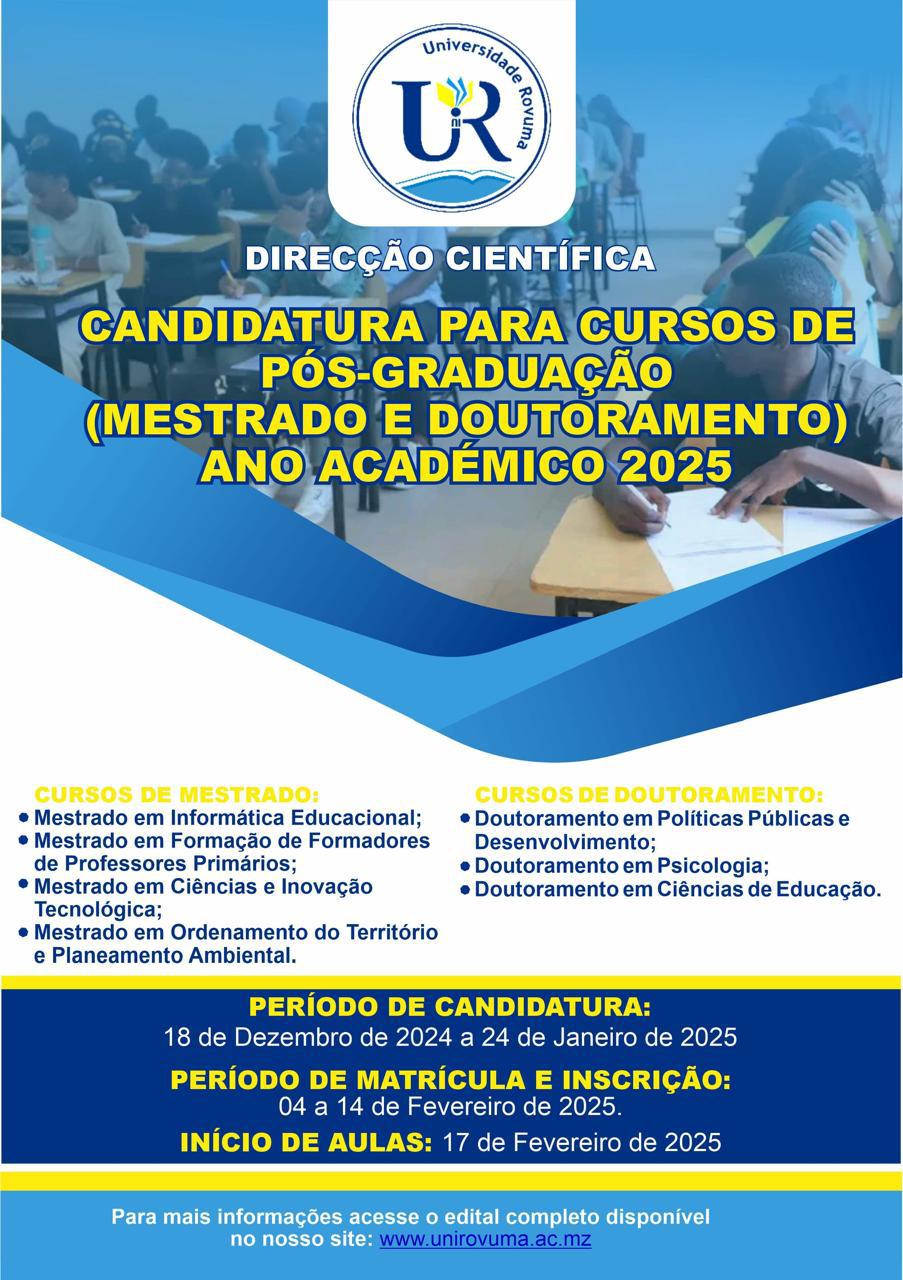 Universidade Rovuma - Início